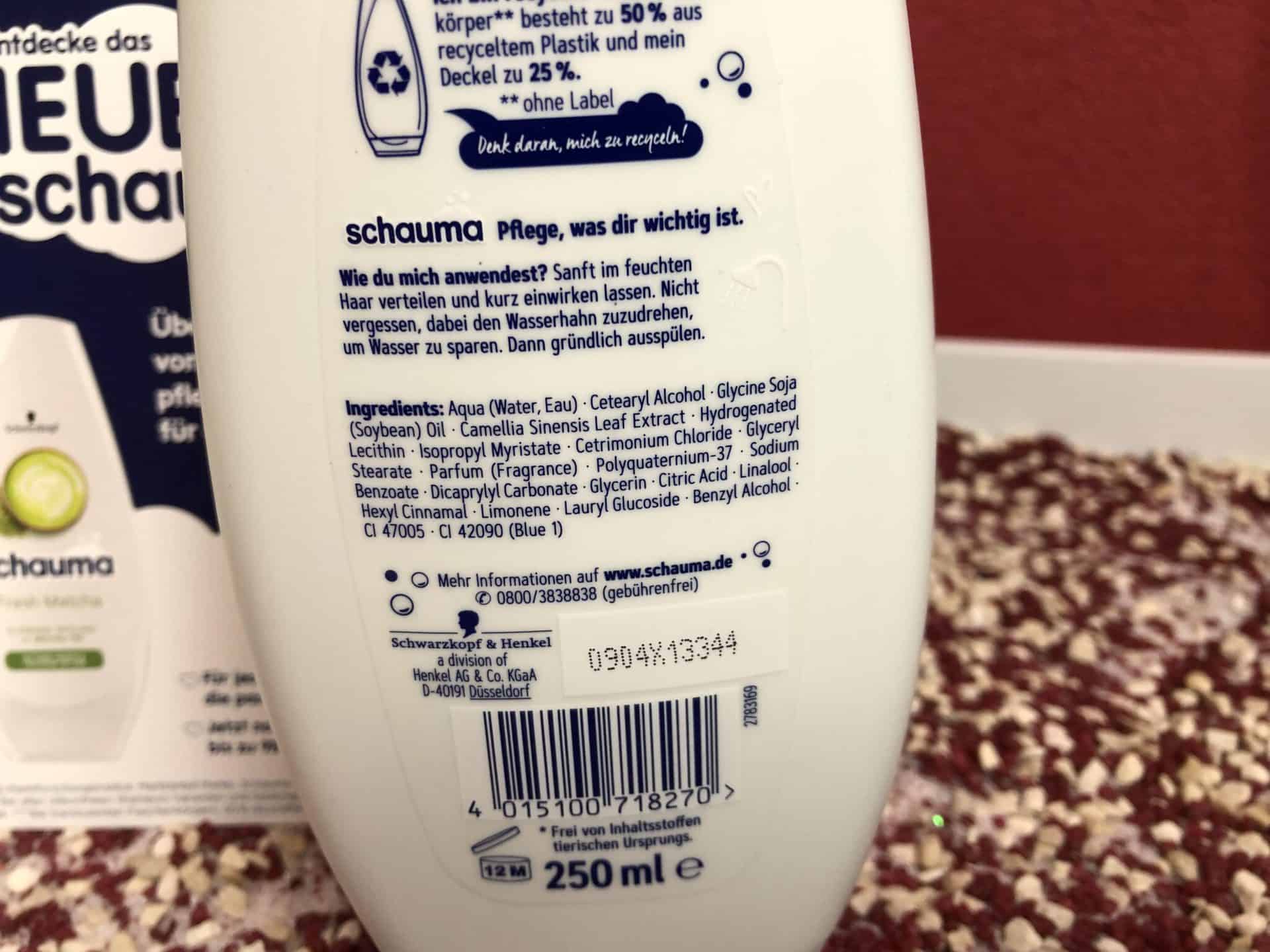 Schauma fresh matcha Spülung - NickiTestet